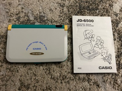 Vintage Casio My Super Magic Diary JD-6500 Pet Action Tested Works | eBay
