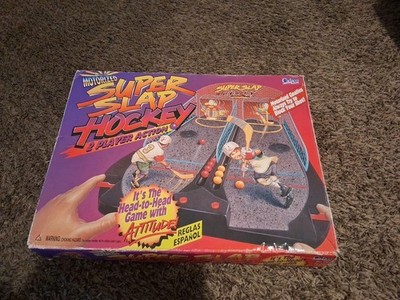 Vint Motorized Super Slap Hockey CADACO 2 Player Head-To-Head Action ...