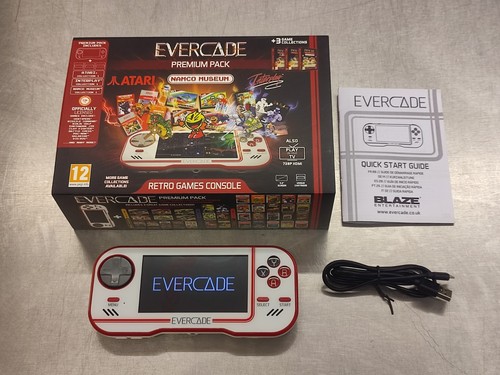 Evercade Retro Games Handheld Hand Portable Console Red/White V Good ...