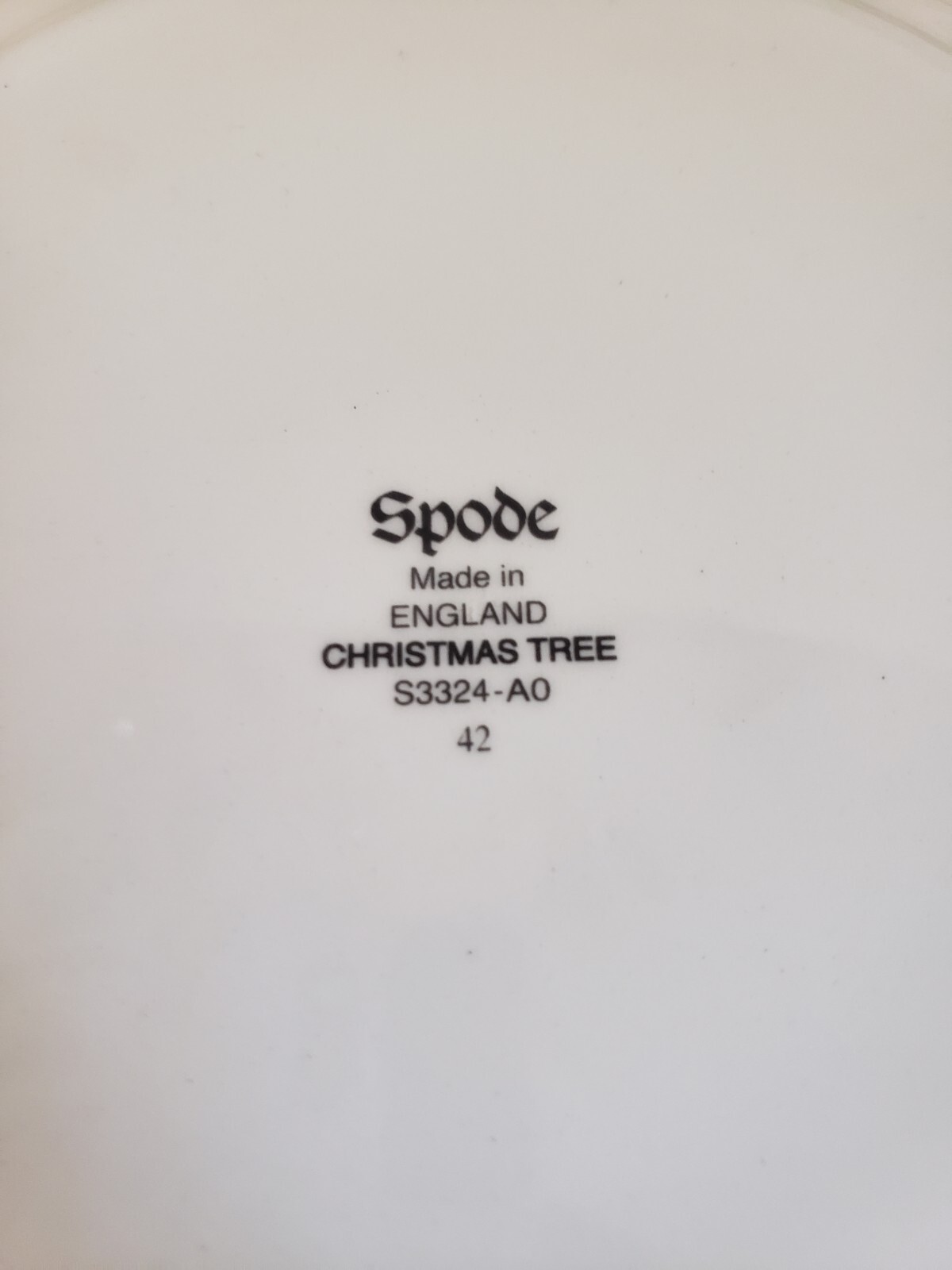 Vintage 2000 Spode Christmas Tree Annual Collector Plate With Angel ...