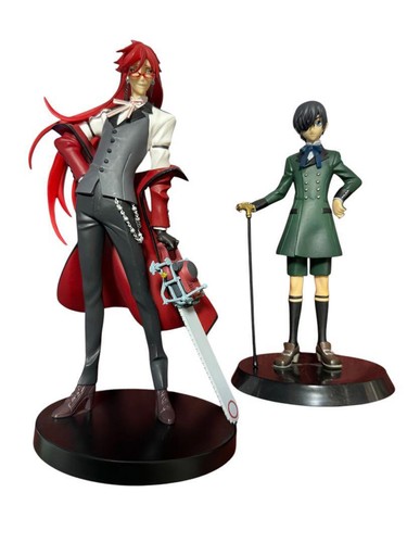 Black Butler Figure Extra Grell Sutcliffe Ciel Phantomhive Set Lot of 2 ...