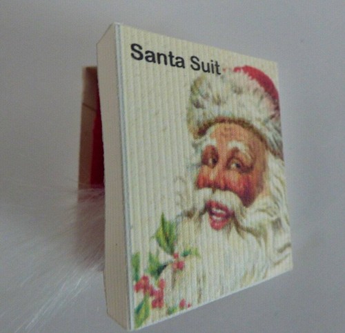 Handcrafted santa suit box by taylor jade - dollhouse miniature | eBay