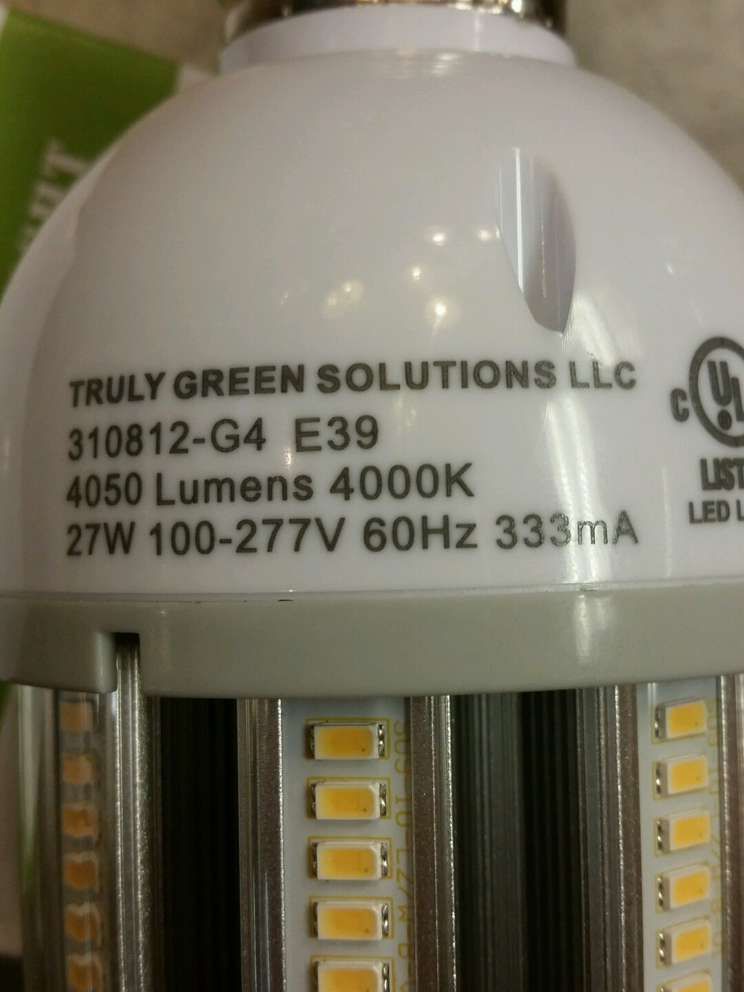 Truly Green Solutions Universal LED Lamp Light Model: 310812-G4 | eBay