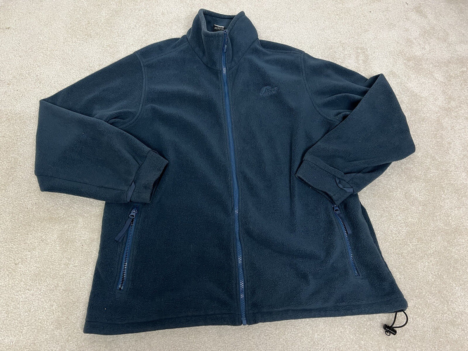 Lowe Alpine Jacket Womens Extra Large Blue Fleece Coat Full Zip ...