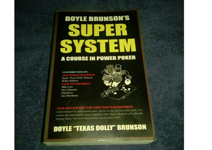 Doyle Brunson's Super System a paperback book FREE SHIPPING power poker ...