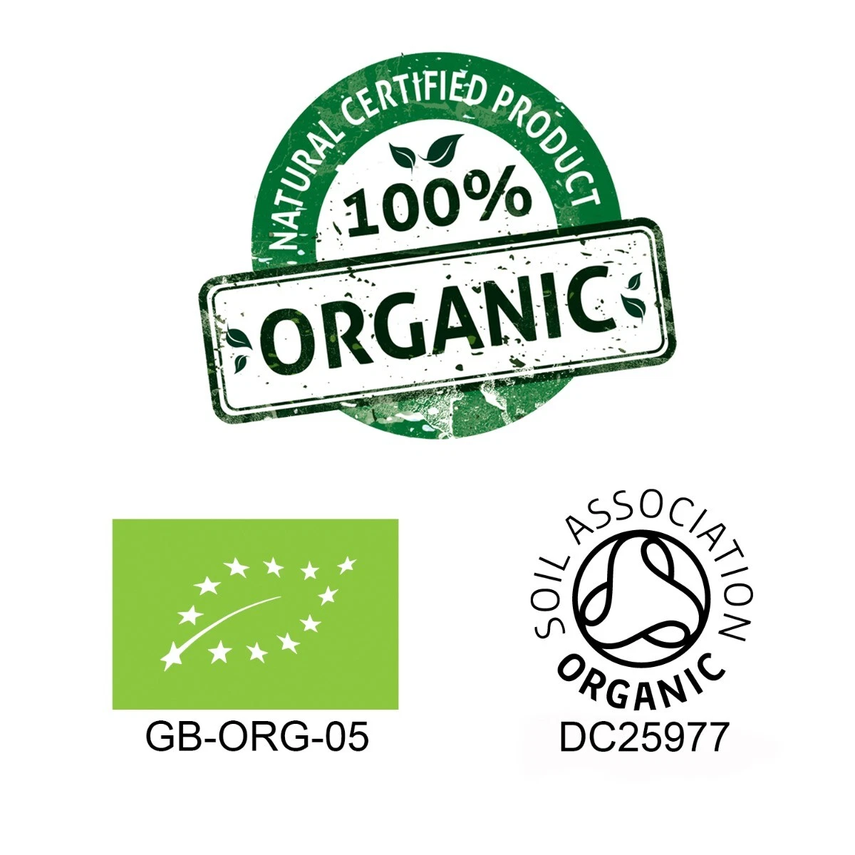 Certified Organic Logo Vector