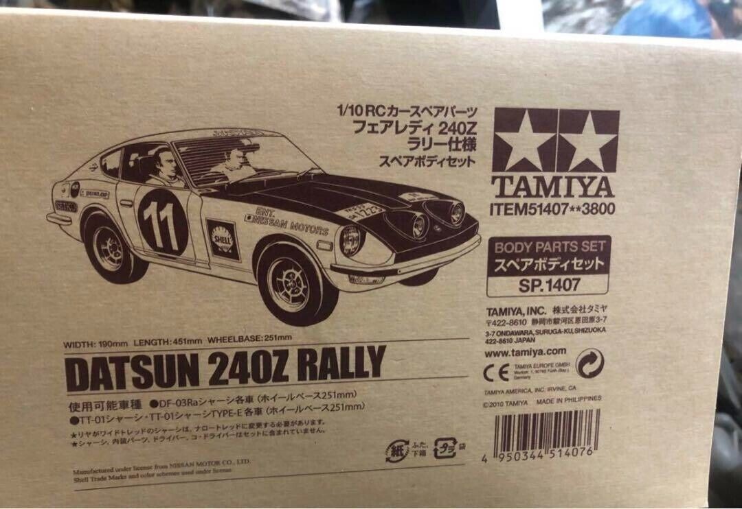 Tamiya 51407 RC Body Set Datsun 240z Rally Tam51407 for sale online | eBay