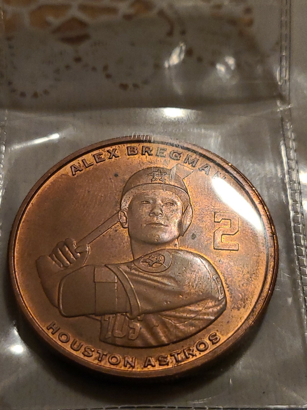 HOUSTON ASTROS ALEX BREGMAN ONLY COIN FROM RBI 19 BASEBALL Limited ...