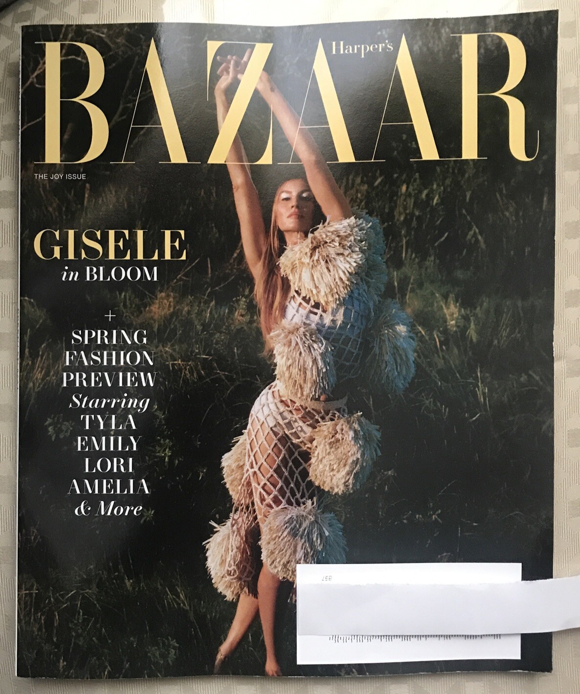 Harper's Bazaar Magazine February 2024 Gisele Bundchen Jacob Collier ...