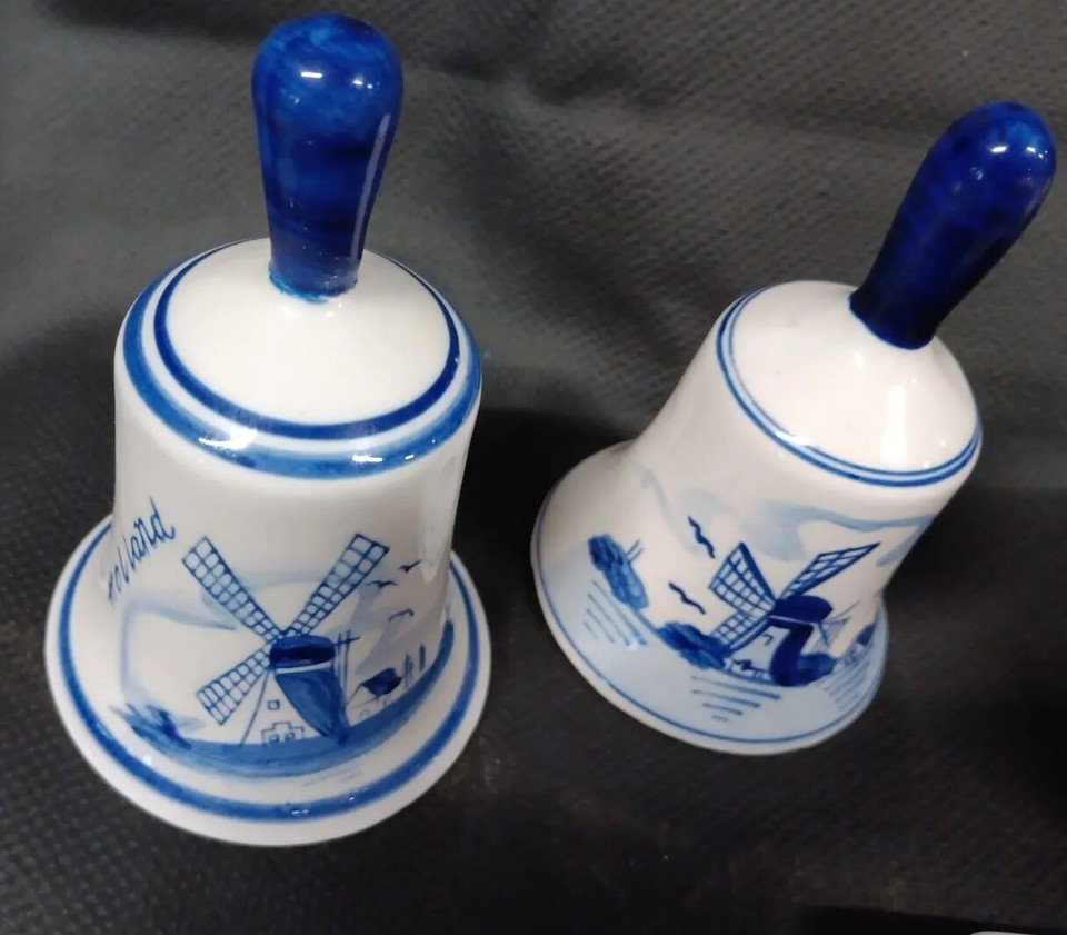 (15) Dutch Delft Blue & Delft/like Porcelain Windmill Collectibles | eBay