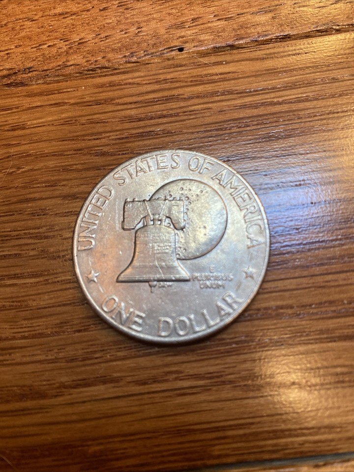 1776-1976 Eisenhower Liberty Bell Moon Silver One Dollar US ...