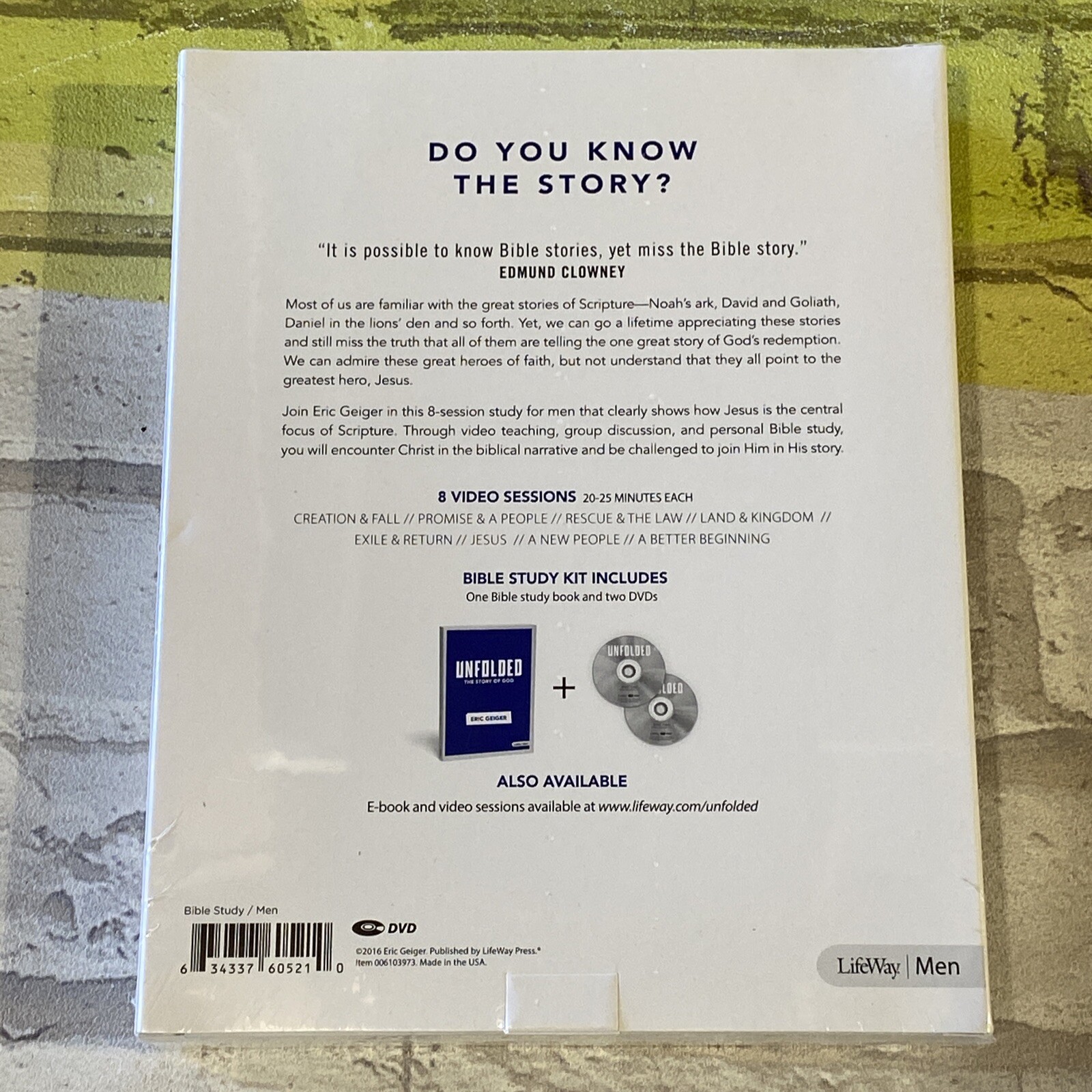 Unfolded The Story Of God Leader Kit 2016 Eric Geiger Bible Study For ...