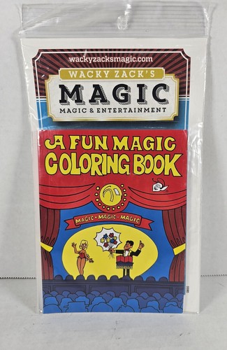 A Fun Magic Coloring Book by Wacky Zack's Magic - magic trick | eBay