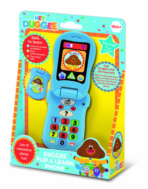 Hey Duggee HD20 Flip and Learn Phone Toy - Multicoloured for sale ...