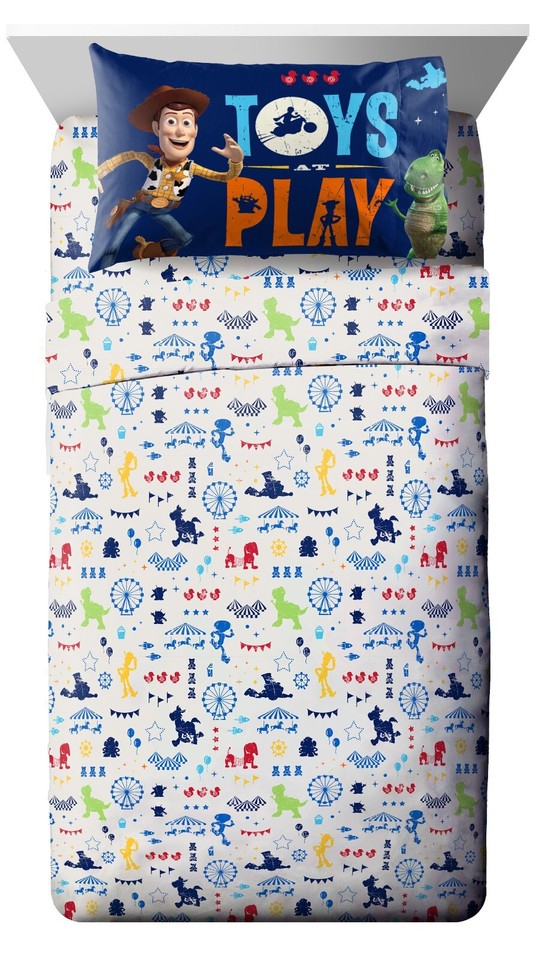 Disney Toy Story Children's 'Toys At Play' 4 Piece Full Sheet Set | eBay