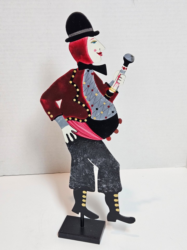 1998 Judie Bomberger Metal Art Sculpture Cirque Du Soleil Ringmaster 15 ...