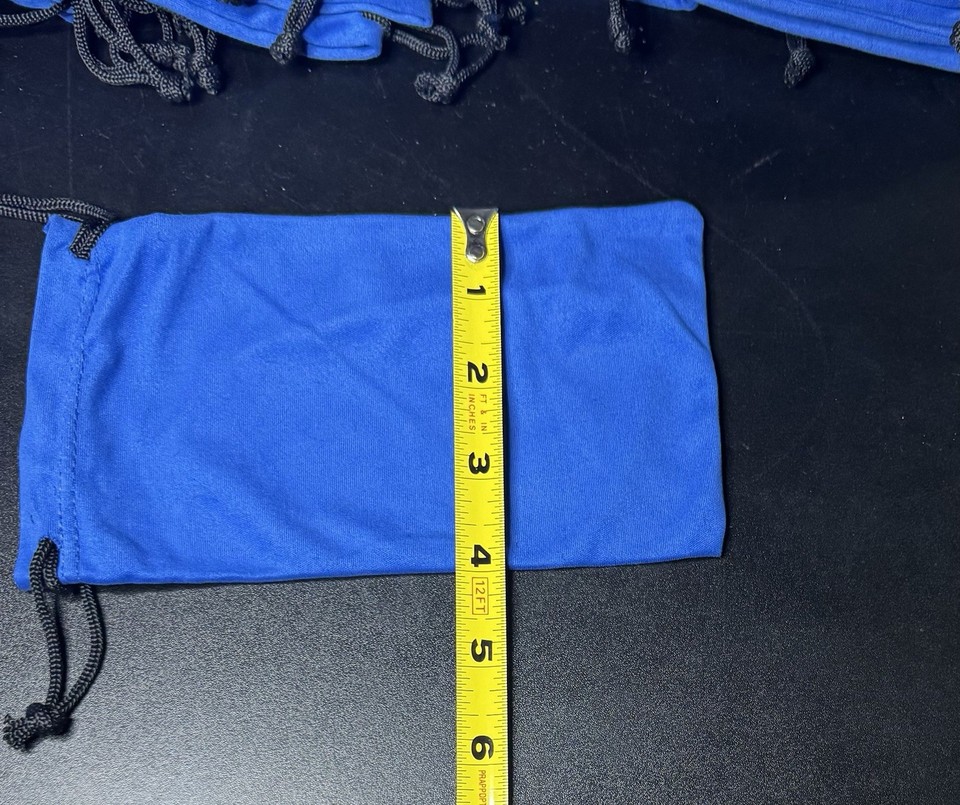 Lot of 50 Mini Drawstring Bags Cotton Solid Blue, 7”x4” | eBay