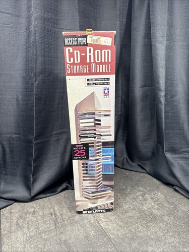 Vintage Atlantic Cd Rom Storage Tower 25 CDs | eBay