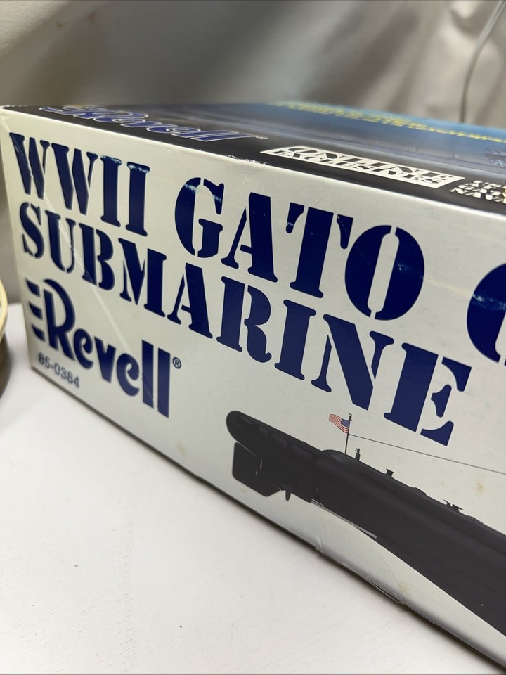 Revell WWII Gato Class Submarine #85-0384 1/72 Scale Plastic Model Kit ...