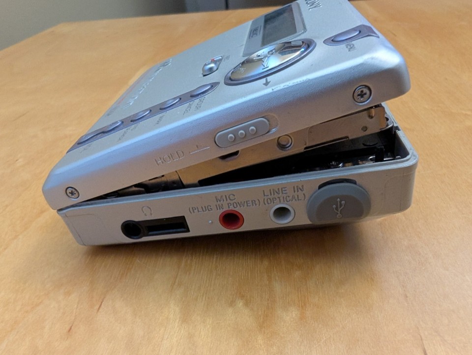 Sony MiniDisc Walkman MZ-N707 Portable Recorder NET MD Type-R Gray ...