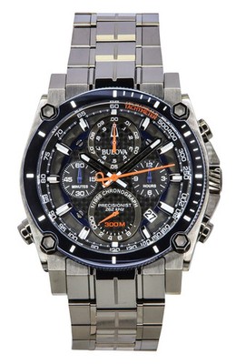 Bulova Precisionist 98B343 Chronograph Men’s Stainless Steel Quartz ...