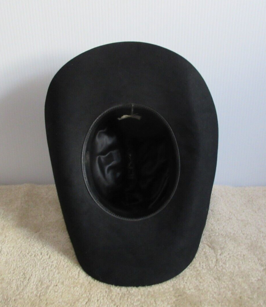 Stetson Stallion Black Felt Western Cowboy Hat Size 5… - Gem