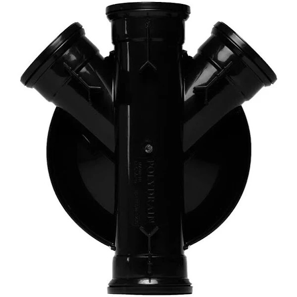 Underground Drainage Manhole Inspection Chamber Set 320MM , Riser, Base ...