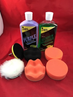 CALIFORNIA CUSTOM PURPLE METAL POLISH & DEOXIDIZER BUFF Polishing ...