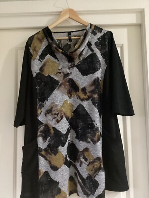 TS Taking Shape Ladies Plus Size S 18 Top Cowl Neck 3/4 Sleeve. Two ...