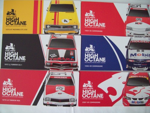 2018 HOLDEN HIGH OCTANE 6 COIN SET ON CARDS AS NEW- NO TIN | eBay