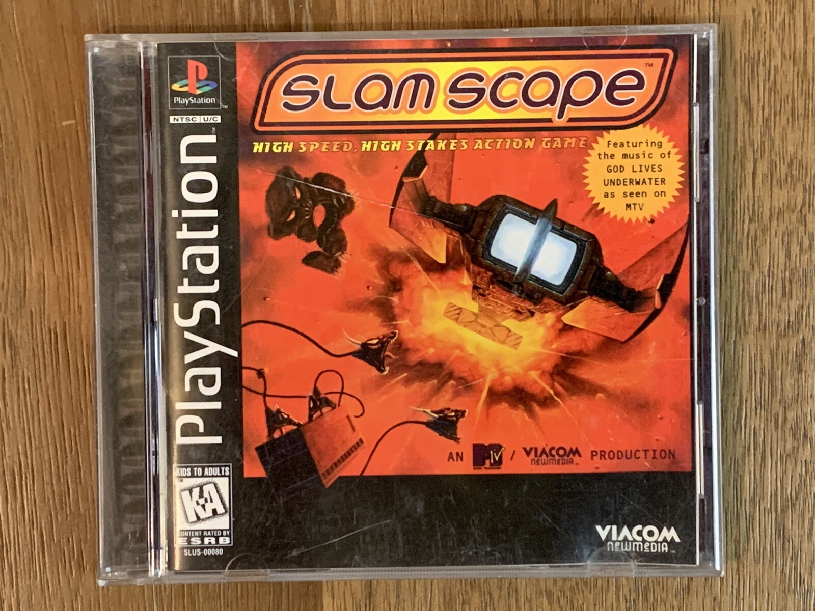 Slam Scape: High Speed High Stakes action game PS1 Playstation 1 ...