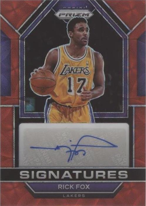 2022-23 Panini Prizm - Signatures Rick Fox #SIG-RFX Choice Prizm (AU ...