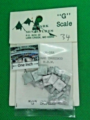 Ozark Miniatures G scale #34 SQUARE TRUSSRODS, N.B.W. (16) | eBay