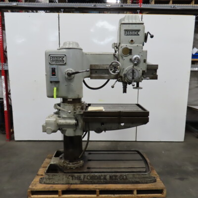 Fosdick 3FT Sensitive 3' x 12" Power Feed Radial Arm Drill 3HP 220/460V ...