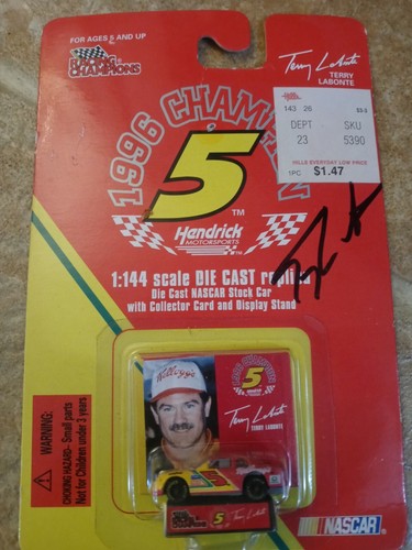 Nascar various driver signatures lot of 4 die cast cars | eBay