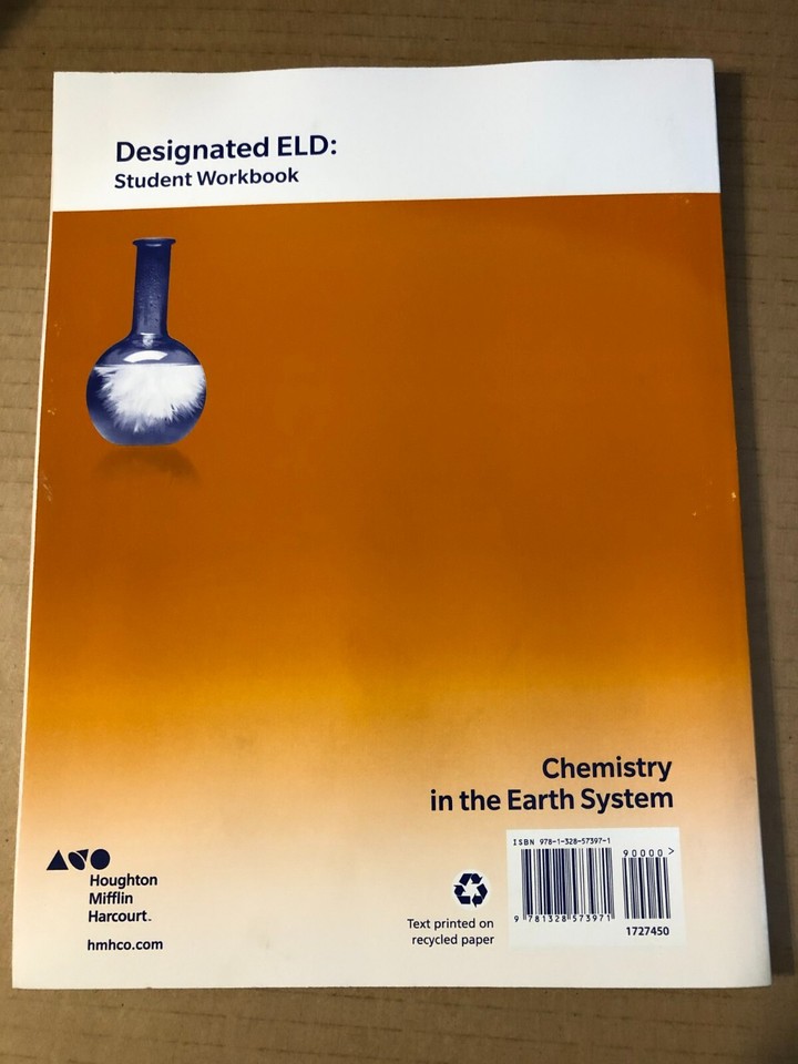 Chemistry In The Earth System (California HMH Science Dimensions ...