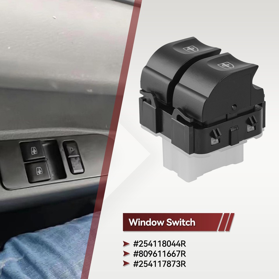 Electric Window Switch Driver 254118044R For Renault Clio MK4 Traffic ...