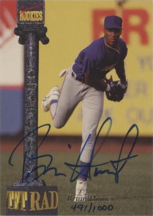 1994 Signature Rookies Tetrad - Signatures Brian Hunter #91 #/1000 / ...