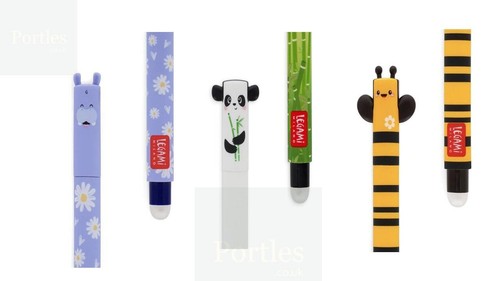 Legami erasable pen trio set - Hippo, Bee and Panda | eBay