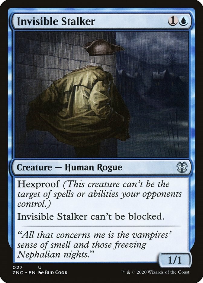 Invisible Stalker Commander: Zendikar Rising Regular for sale online | eBay