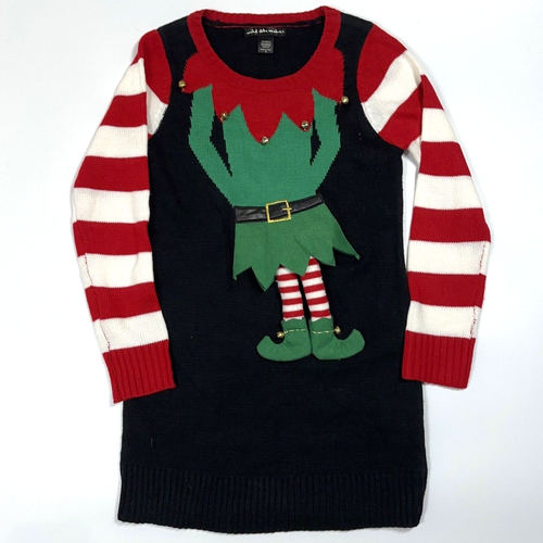 United States Sweaters Holiday Women's Small S Ugly Knit Sweater Dress ...