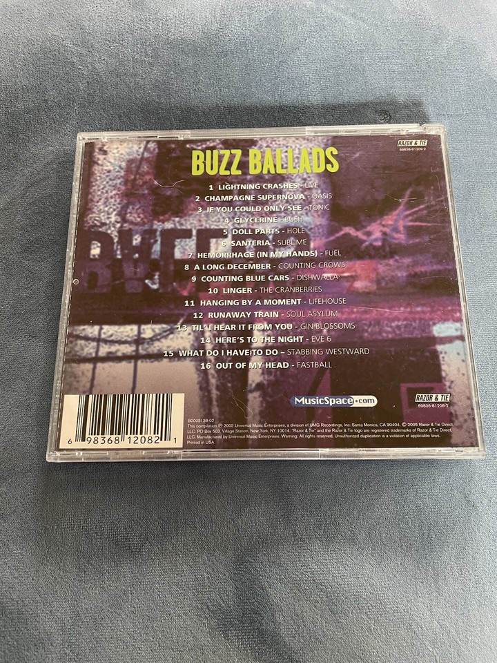 Buzz Ballads Disc One music CD 2005 Various Artist | eBay