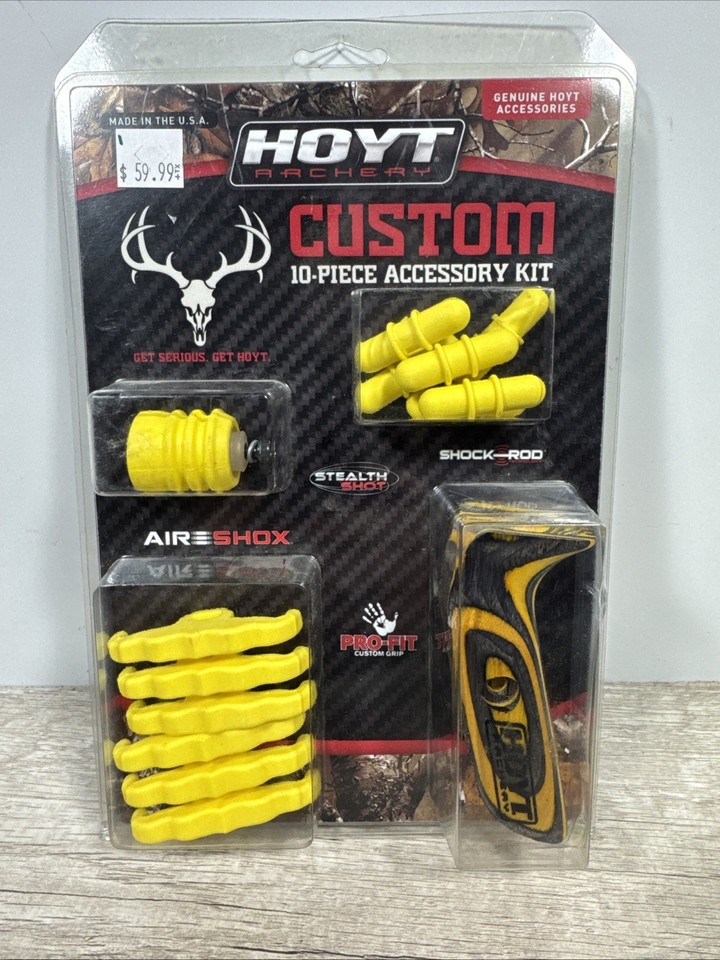 Hoyt Archery 10-Piece Custom Color Compound Bow Accessory Kit: Grip ...