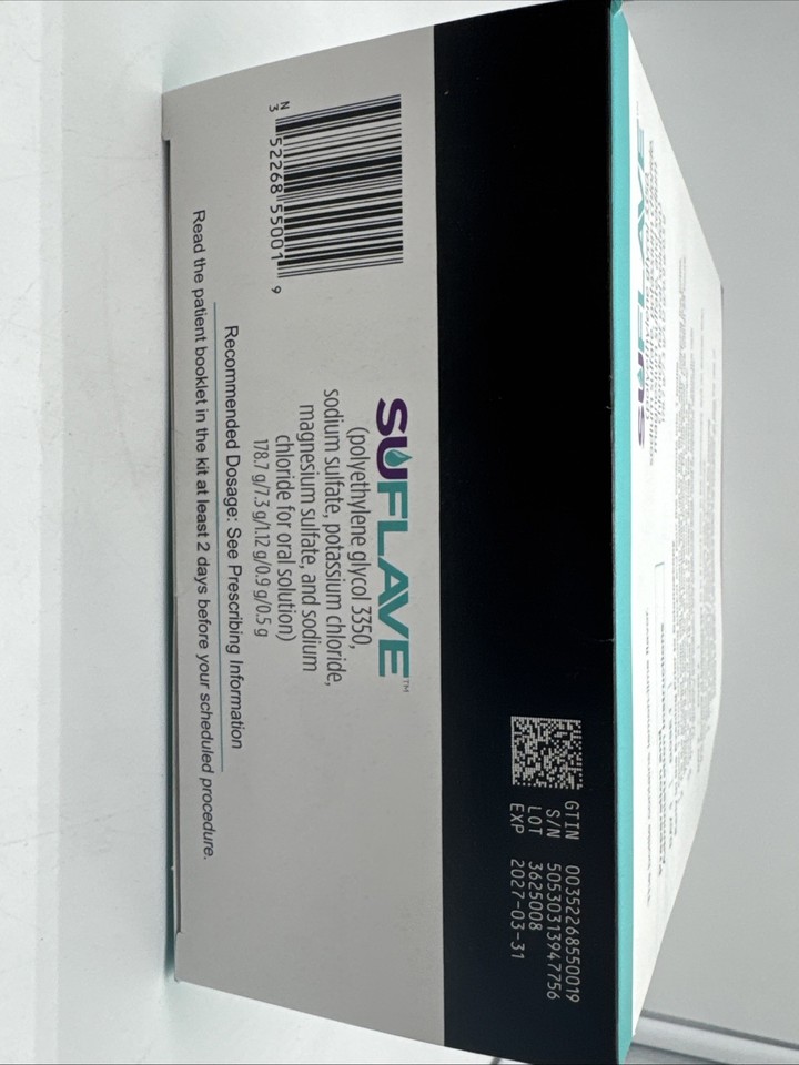 Braintree Suflave 178.7 g polyethylene glycol 3350 Laxative Kit | eBay