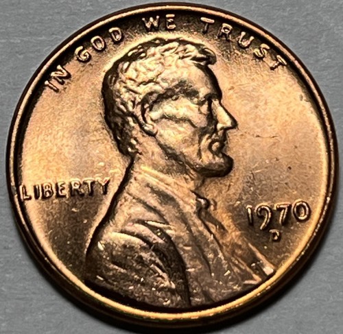 1970 D/D Lincoln Penny Errors RPM D Over D Die Clash DDR Floating Roof ...