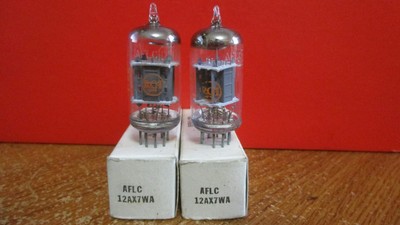 (2) Mint Matched NOS NIB RCA 110% 12AX7WA Guitar Audio Tubes | eBay