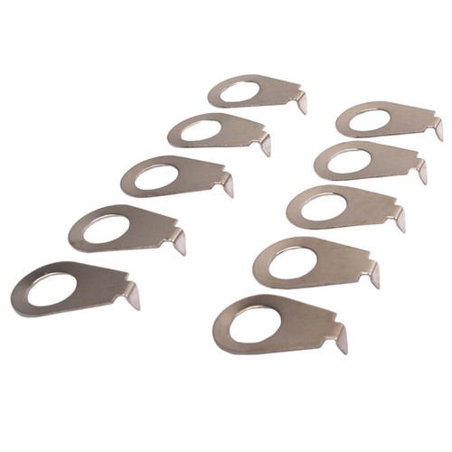 10Pcs 8.5mm Guitar Knobs Pointer Plate Washer Knob Position Indicator Chrome | eBay