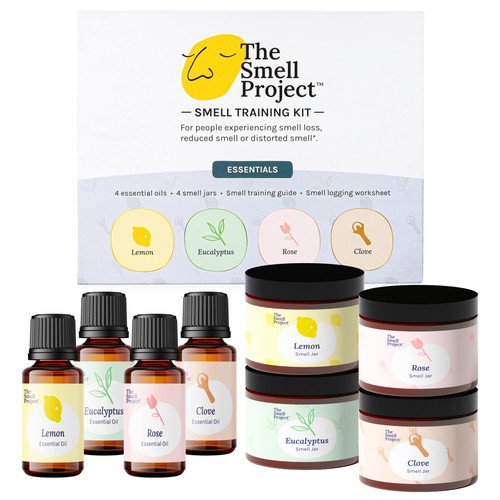 Smell Training Kit - Olfactory Training Kit with 10ml Real Essential ...