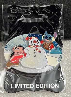 Disney WDI Lilo & Stitch Winter Christmas Holiday Wanna Build a Snowman ...