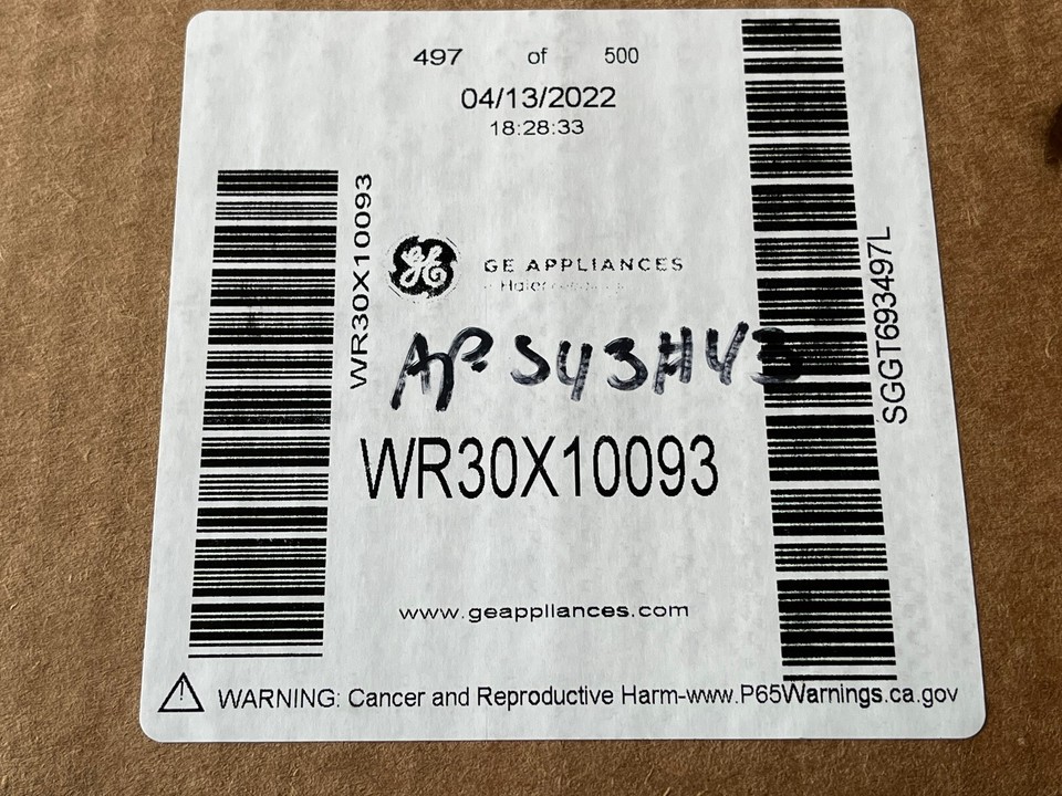 New Genuine OEM GE Refrigerator Ice Maker Assembly Kit WR30X10093 | eBay